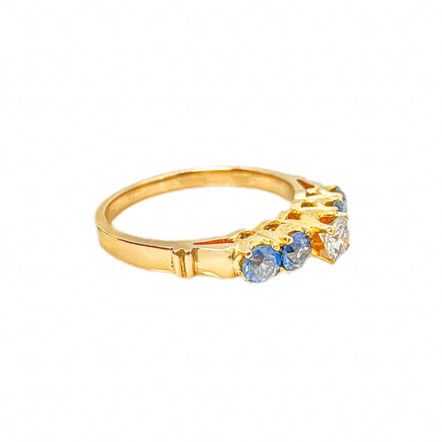 18ct Sapphire & Diamond Ring | CG Jewellery