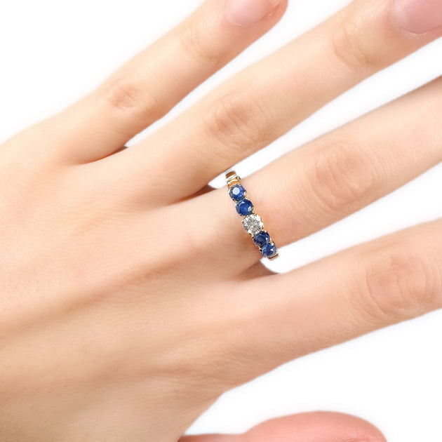 18ct Sapphire & Diamond Ring | CG Jewellery