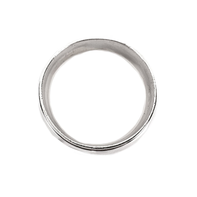 9ct Yellow & White Gold Wave Mens Ring | CG Jewellery