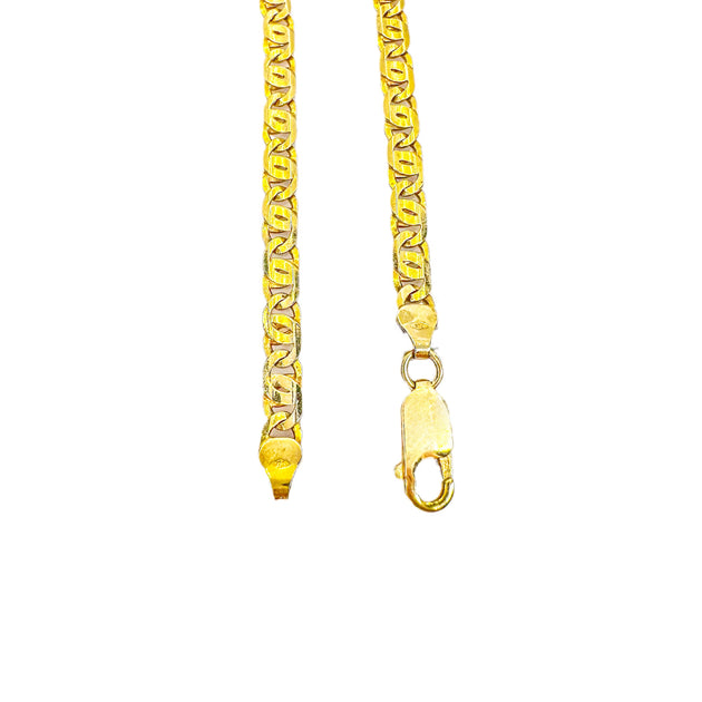 9ct Yellow Gold Birdseye Link Chain | CG Jewellery
